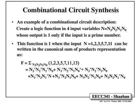 PPT Combinational Circuit Analysis Example PowerPoint Presentation