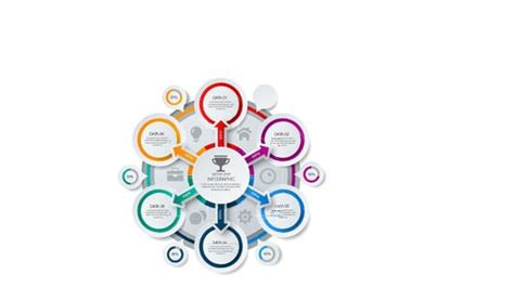 Circular Diagram With Different Colored Circles Google Slides Theme And Powerpoint Template