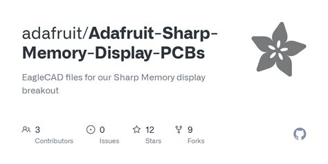github adafruit adafruit sharp memory display pcbs eaglecad files