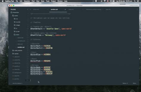 sublime text configuraciones y plugins