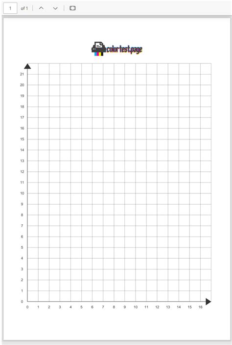 Graph Paper With X And Y Axis Color Test Page
