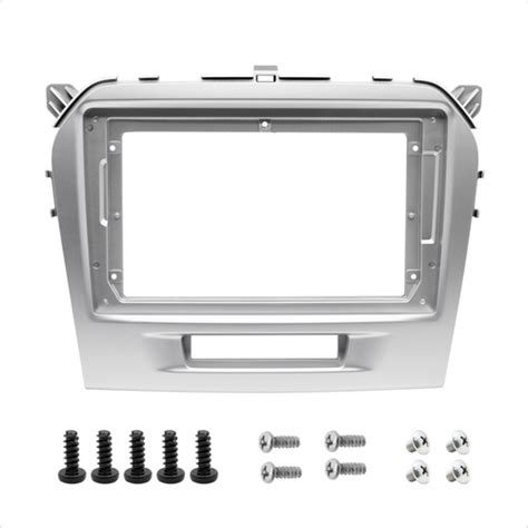 Moldura 9 Polegadas Suzuki Vitara 2016 À 2022 Prata Parcelamento Sem Juros