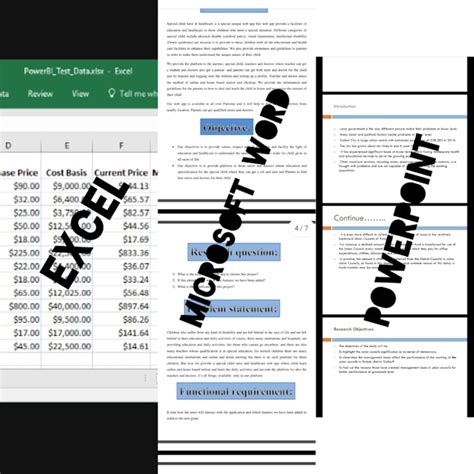 Do Any Type Of Work On Microsoft Word Powerpoint And Excel By