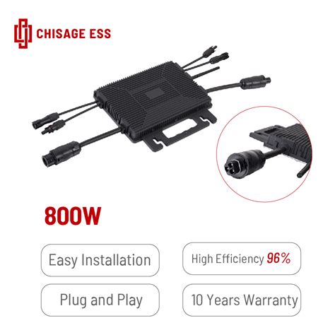 Solar Panel Grid Tie Micro Inverter 800w Microinverter Waterproof With Mppt Wifi 5g Micro