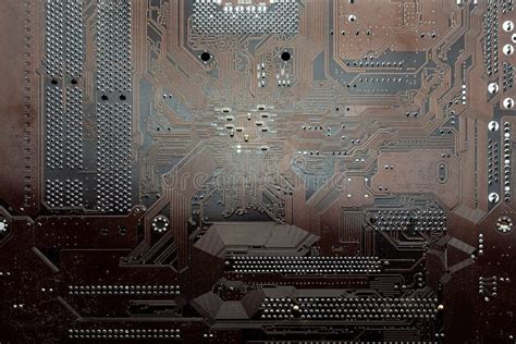 Computer Electronic Microcircuit Motherboard Tracks Computer Security Technology Neural