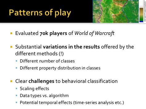 Player Classification In Games Via Game Analytics