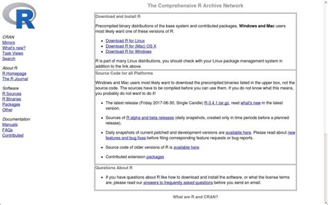 Installing And Setting Up R Statistical Application Development With