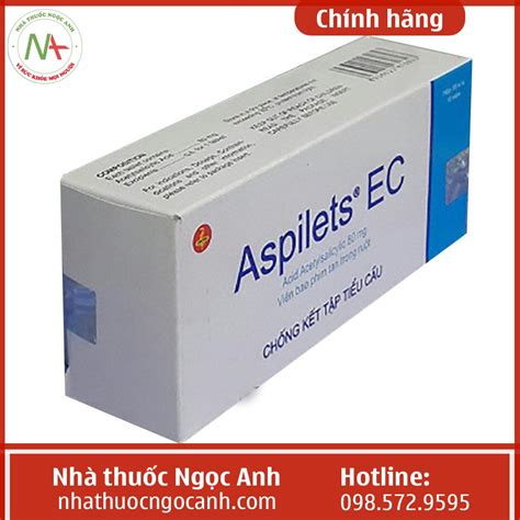 Thuốc Aspilets Ec 80mg 10 Vỉ X 10 Viên Giá Bao Nhiêu Mua ở đâu
