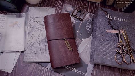 하이찐스hizzins디아리움 매거진 003vintage Journalasmrscrapbooking내돈내산 다꾸템 Youtube