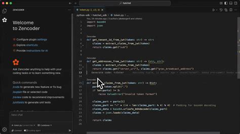 Zencoder Ai Coding Agent And Chat For Python Javascript Typescript