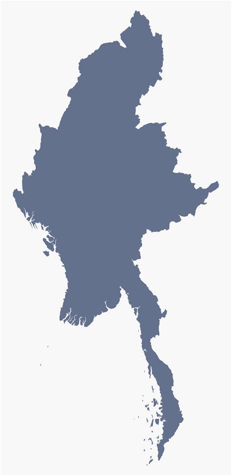 Myanmar Map Vector Free Transparent Clipart ClipartKey