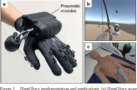 Figure 1 From Untethered Pneumatic Haptic Glove For Realistic Haptic Feedback In Virtual Reality