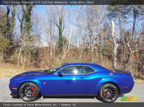 Indigo Blue 2021 Dodge Challenger Rt Scat Pack Widebody Black