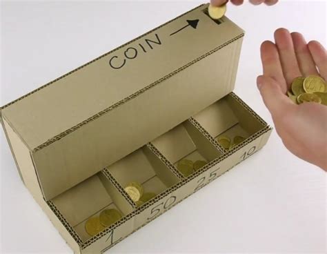 This Diy Coin Sorting Machine Made From Cardboard Is Mesmerizing