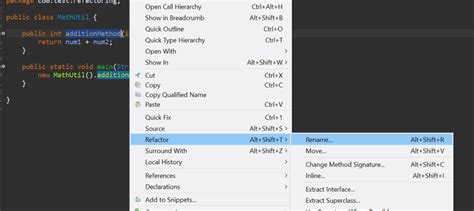Refactoring In Eclipse Baeldung