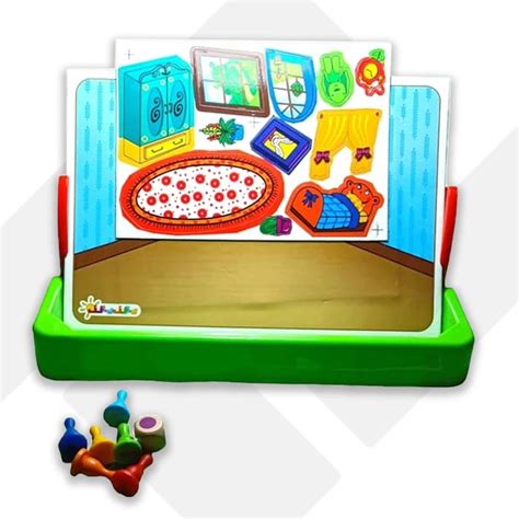 خرید عمده جورچین اهنربایی اتاق کوچک 24 تابان تویز