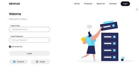 Github Shivabhattacharjeeminimal Login Form A Simple Login Form Made Using Vanilla Css