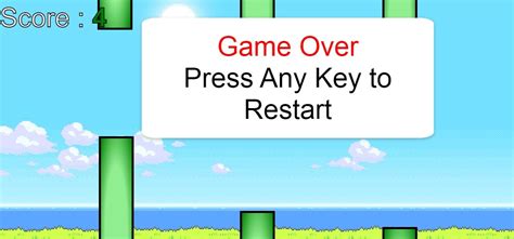 Flying Bird Game Using Html And Css In Vanillajs With Source Code