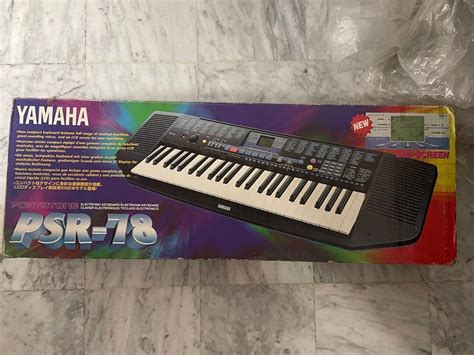 Yamaha Psr 78 Electronic Keyboard Hobbies And Toys Music And Media