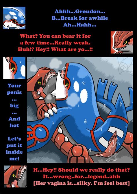 Rule 34 Comic Female Groudon Kyogre Male Penis Pokemon Pussy Sex 1025202