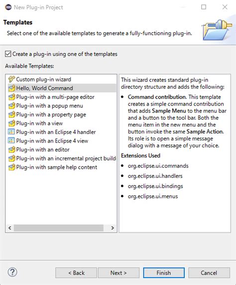 Eclipseのプラグイン開発で、helloworldする。 Java Qiita