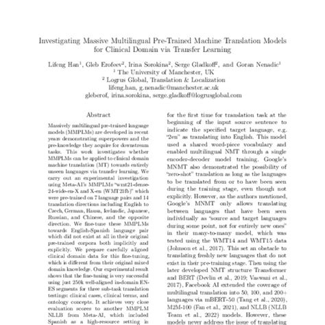 Investigating Massive Multilingual Pre Trained Machine Translation