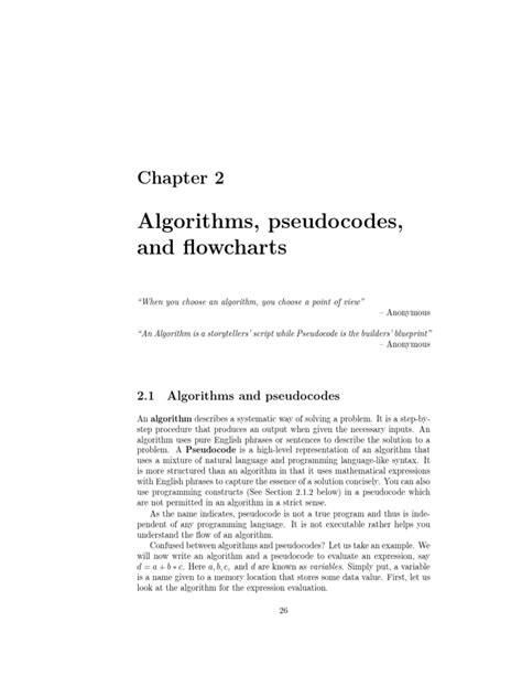 Algorithms Pseudocodes And Flowchart Pdf Algorithms Control Flow