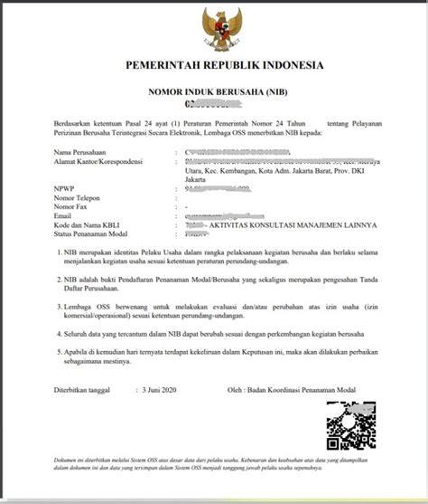Nib Adalah Pengertian Manfaat Dan Cara Mendapatkannya Greenpermit