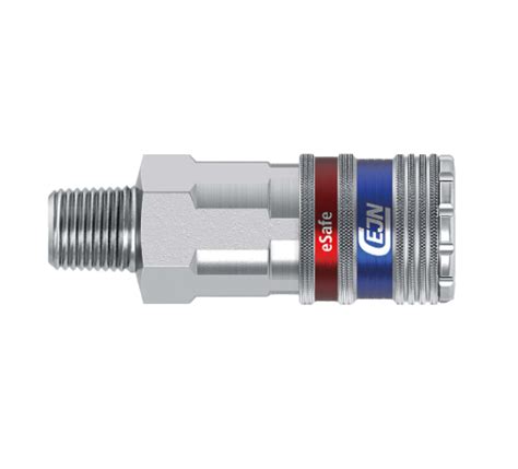 Pneumatic Cejn Series 320 Safety Coupling Male Thread With Loctite