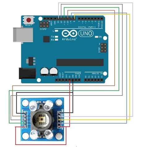 Modulo Sensore Di Colore Tcs3200 Per Arduino