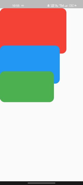 Flutter How To Make Columns Items Overlap A Pretty Bit On Their Borders Stack Overflow