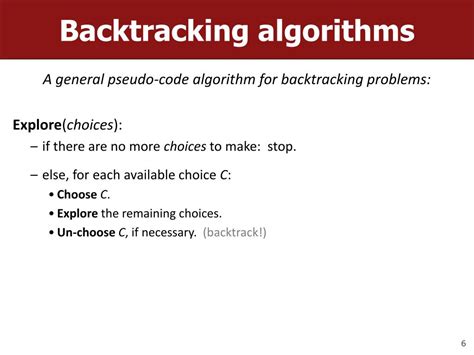Ppt Cs 106b Lecture 16 Recursive Backtracking Powerpoint Presentation Id3259554
