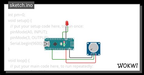 Potenciometro Wokwi Esp32 Stm32 Arduino Simulator