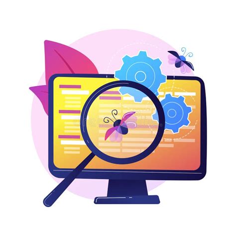 Software Testing Vector Concept Metaphor Stock Vector Illustration Of