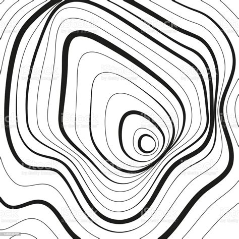 Distorted Wave Monochrome Texture Stock Illustration Download Image Now Emitting Rippled