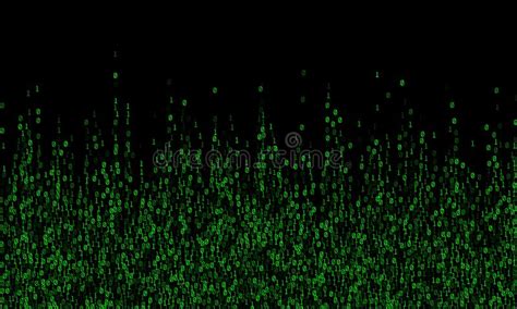 Binary Code Cyber Monday Sale Background Stock Vector Illustration