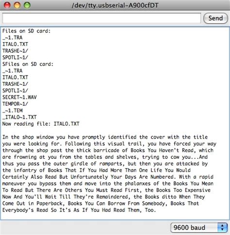 Reading SD Cards With The Arduino Theory And Practice