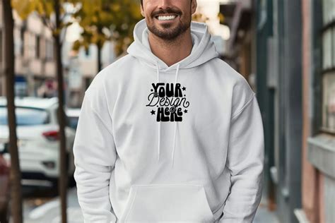 Gildan 18500 Hoodie Mockup Graphic By Craftart · Creative Fabrica
