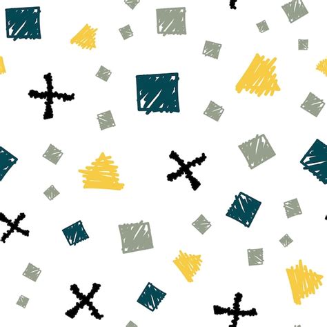 Premium Vector Seamless Geometric Pattern With Rectangle And Triangle Shape