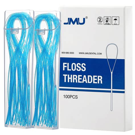 Jmu Dental Floss Threaders 100 Pcs