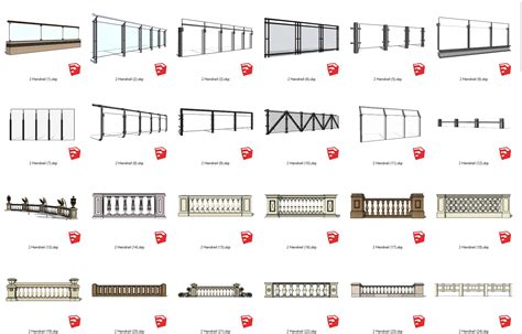 Best 13 4409 Handrail Sketchup Model Free Download Artofit