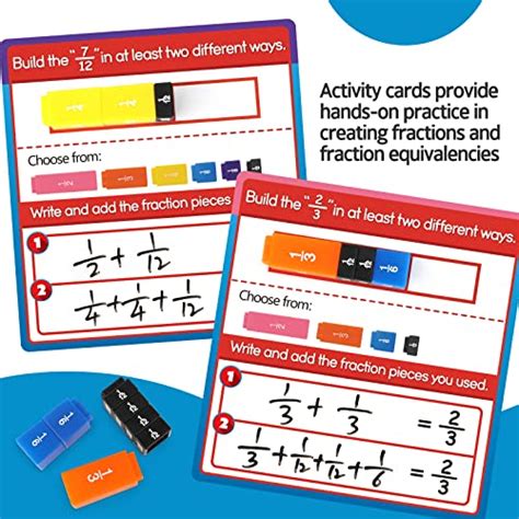 Aizweb Interlocking Fraction Cubes Activity Set Math Manipulatives