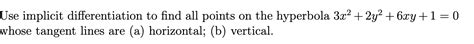 Solved Use Implicit Differentiation To Find All Points On