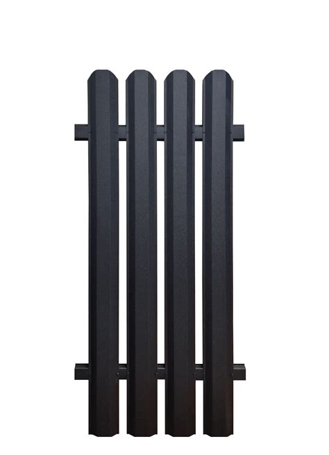 Sztacheta Ogrodzeniowa Metalowa Ral 9005 Czarny Mat 115x120 Ogrodzenia