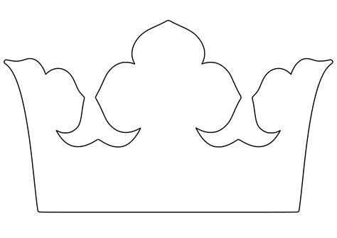 Shape Of Crown Free Printable Papercraft Templates