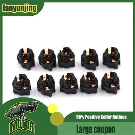 Car 10pcs T5 Socket Twist Lock Instrument Panel Cluster Plug Dash Light Bulb Lazada Ph
