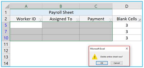 How To Delete Blank Rows In Excel