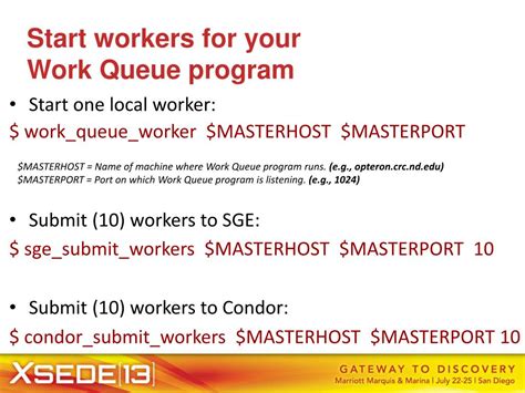 Ppt Building Scalable Scientific Applications Using Work Queue Powerpoint Presentation Id