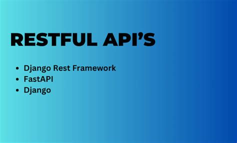 Develop Restful Api With Django Rest Framework And Fastapi Using Jwt