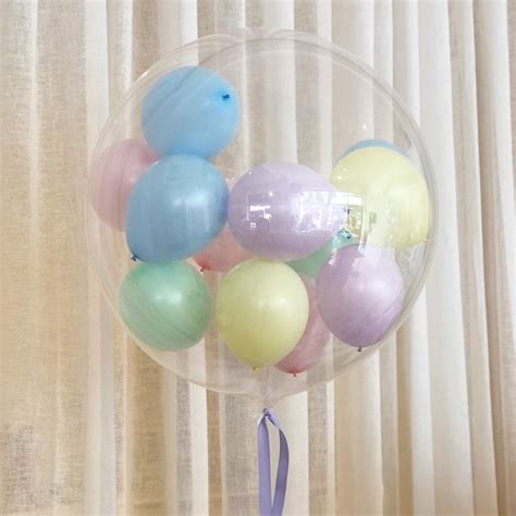 Pastel Gumball Bubble Balloon 60cm — Burnt Butter Cakes